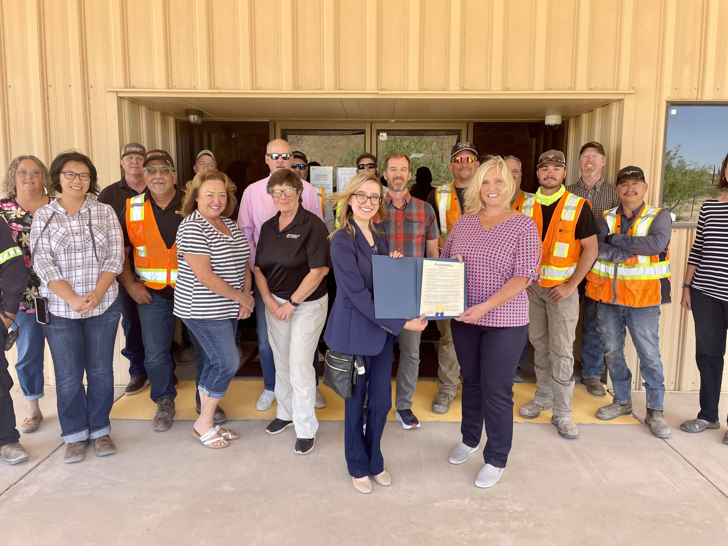 Celebrating the One Year Anniversary of ‘Florence Copper Day ...